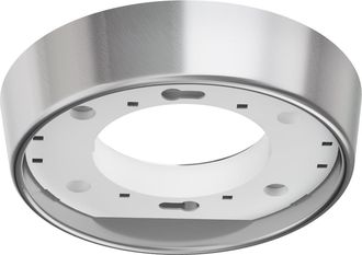 LEDs Com Deckenleuchte/Lampenfassung INEL, edelstahl matt, 1x GX53 max. 25W