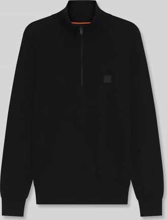 Boss Orange by Hugo Boss Regular Fit Troyer aus Baumwoll-Mix Modell Kanobix