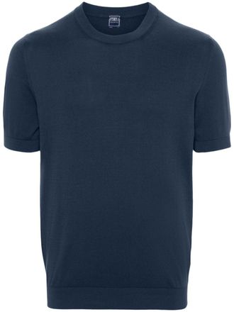 Fedeli t-shirt en maille fine - Bleu