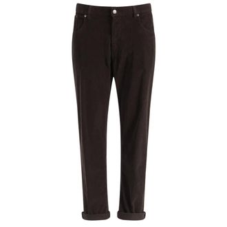 Dondup Jean Ervin en velours c&ocirc;tel&eacute; - Homme - Jeans - Brun - Taille: W34