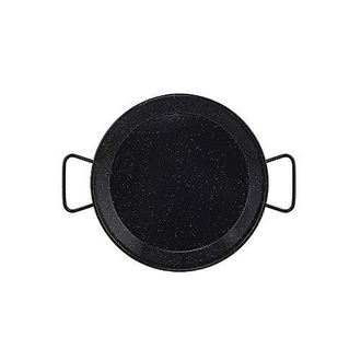 Metaltex 7398150000 Paella-Pfanne, emaillierter Stahl, Schwarz