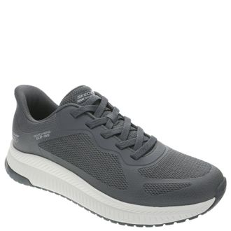 Skechers Bobs Sport Squad Chaos 4 Herren-Slip-Ins, freih&auml;ndig, Dunkelgrau, 7.5