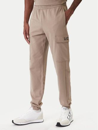 Emporio Armani Jogginghose 8NPP67 PJVRZ U6167 Beige Regular Fit