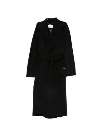 Elisabetta Franchi Manteau long en laine Elisabetta Franchi
