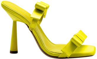 Gia Borghini Femme, Chaussures, Jaune, Taille: 41 EU Gala Satin Sandal