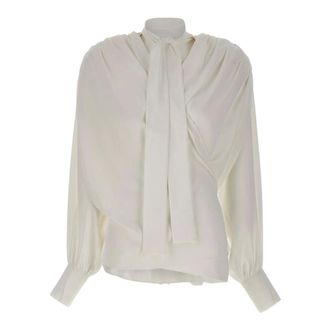 Iro Blouse Bliss drap&eacute;e - Femme - Blouses et Chemises - Blanc - Taille: 36 FR