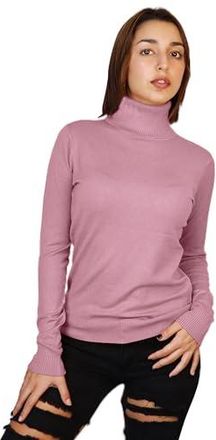 JOPHY & CO. 22053 Pull col montant femme, rose, S