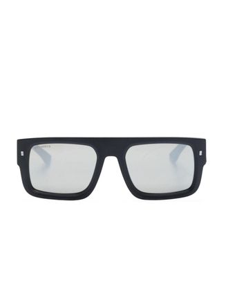 Dsquared2 Eyewear Eckige Icon Sonnenbrille - Schwarz