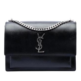 Saint Laurent Pre-owned The Sunset Shoulder Bag - Femme - Pre-owned - Noir - Taille: ONE Size