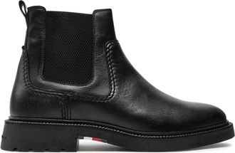 Tommy Hilfiger Klassische Stiefeletten Tommy Hilfiger Chelsea FM0FM05184 Schwarz