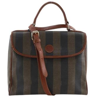 Fendi Pre-owned PVC 2way Handbag - Femme - Pre-owned - Brun - Taille: ONE Size