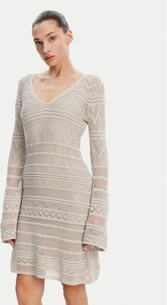 Guess Strickkleid W5GK48 Z3E22 Grau Slim Fit