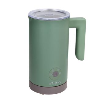 Tognana Iridea, Elektrischer Milchaufsch&auml;umer, Kunststoff-Edelstahl, Salbeigr&uuml;n