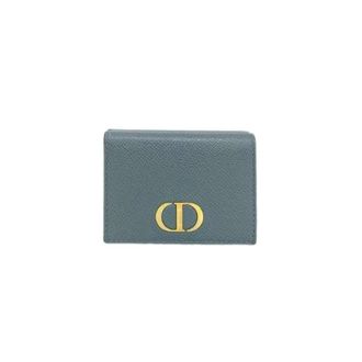 Dior Pre-owned 30 Montaigne Leder Tri-Fold Geldb&ouml;rse - - Pre-owned - Damen - Blau - ONE SIZE