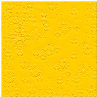 Paper+Design Cocktailservietten - Moments Uni gelb