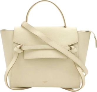Celine Sac bandouli&egrave;re vintage doccasion - Femme - Pre-owned - Beige - Taille: ONE Size