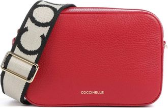 Coccinelle Femme, Sacs, Rouge, Taille: ONE Size Tebe Small Shoulder Bag