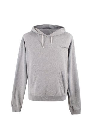 J.W.Anderson Grey Cotton Hoodie Size M