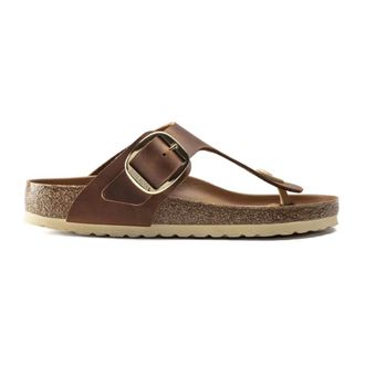 Birkenstock Femme, Chaussures, Brun, Taille: 38 EU Gizeh Big Buckle Regular Fit