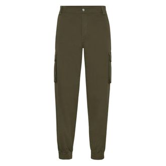 Philipp Plein Homme, Pantalons, Vert, Taille: XL Long Pantalons Cargo fit
