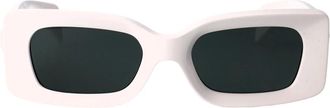 Versace unisex, Accessoires, Blanc, Taille: 52 MM Lunettes de soleil rectangulaires Ve4474U