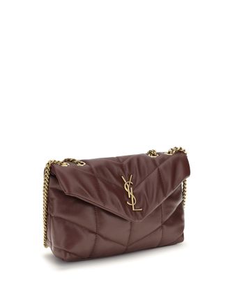 Saint Laurent Puffer Toy Shoulder Bag - Brown
