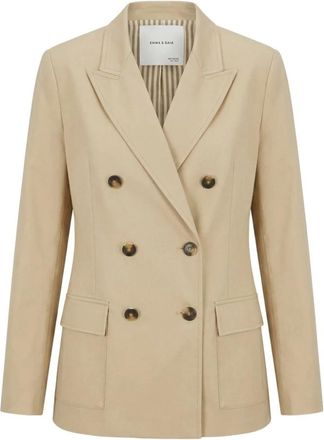 Emma & Gaia Damen, Jacken, Beige, 2XLGr&ouml;&szlig;e