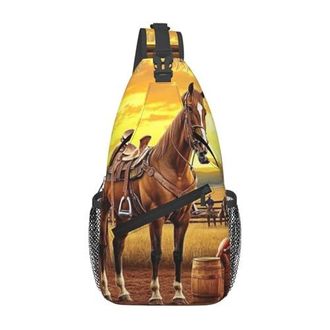 Generic Stables Sac &agrave; dos vintage avec portes en bois pour homme