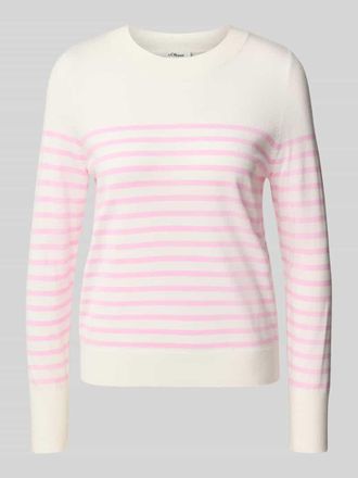s.Oliver Red Label Pullover mit gerippten Abschl&uuml;ssen