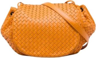 Bottega Veneta Pre-owned Cuir sacs-ports-paule - Femme - Pre-owned - Orange - Taille: ONE Size
