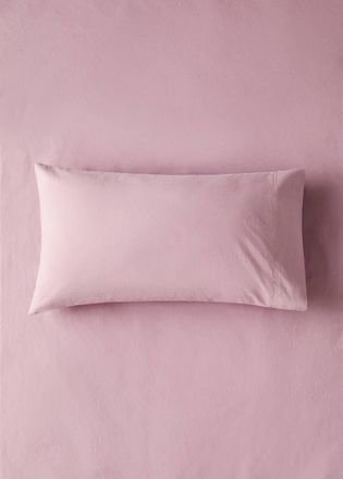 Mango Taie doreiller berceau coton lav&eacute; double surpiq&ucirc;re 30x50 cm lilas - Home - 30x50cm - MANGO HOME