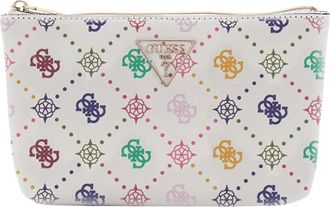 Guess Femme, Sacs, Blanc, Taille: ONE Size Emelie Clutch