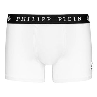 Philipp Plein Homme, Sous-v&ecirc;tements, Blanc, Taille: 2XL Boxer Skull