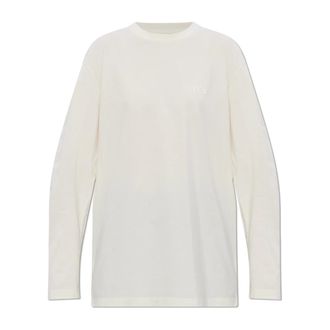 Yohji Yamamoto Logo T-Shirt - - Tops - Herren - Beige - S