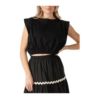 Suncoo Femme, Tops, Noir, Taille: 40 FR Haut Noir Marcha Polyvalent
