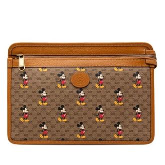 Gucci Pochette Vintage Pre-owned - Femme - Pre-owned - Brun - Taille: ONE Size