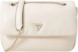 Guess Femme, Sacs, Blanc, Taille: ONE Size Sunetra Shoulder Bag