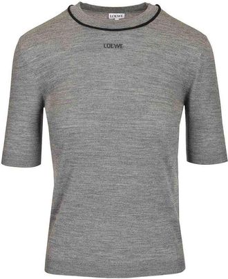 Loewe Pull Col Rond - Gris