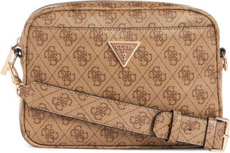 Guess Damen Meridian Ii Camera Bag Handtasche, Latte-Logo