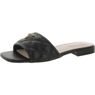 Guess Damen Tameli Flache Sandale, Schwarz 001, 41 EU