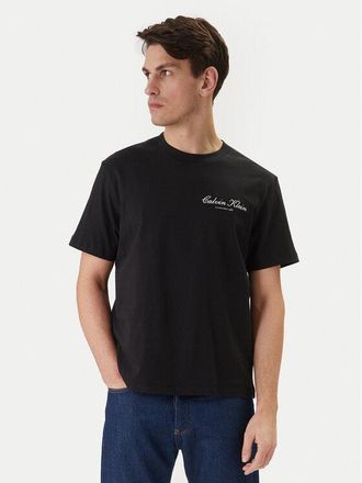 Calvin Klein Jeans T-Shirt LV04RF822G Schwarz Regular Fit