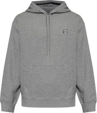 Maison Kitsun&eacute; Homme, Sweatshirts et sweats &agrave; capuche, Gris, Taille: M Fox Head Comfort Sweat &agrave; capuche