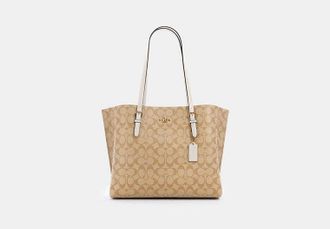 Coach Mollie Tote Aus Charakteristischem Canvas