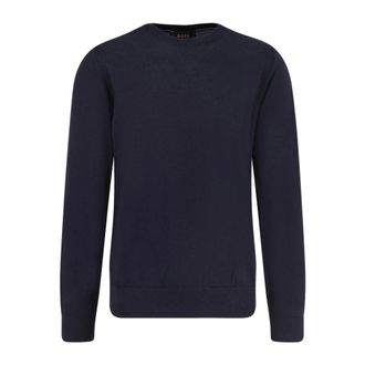 HUGO BOSS Homme, Pulls, Bleu, Taille: M Pull en laine, soie et cachemire