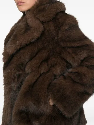 Ermanno Scervino Faux-Fur Jacket - Brown