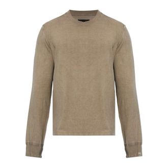 Rag & Bone Gewaschener Baumwollpullover - - Knitwear - Herren - Braun - S