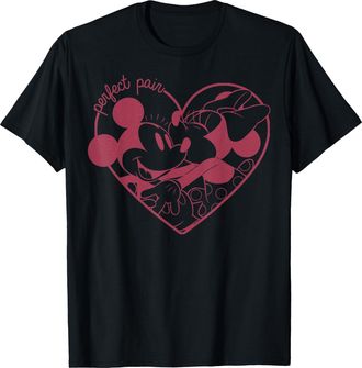Disney Mickey & Minnie Valentinstag Perfektes Paar Vintage T-Shirt