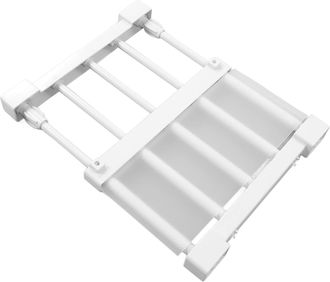 Generic DIY-Schranktrennregal, Hohe H&auml;rte, 44 Pfund, Tragendes, Multifunktionales, Erweiterbares Spannregal f&uuml;r Badezimmerschr&auml;nke (23-30 cm / 9,1-11,8 Zoll L