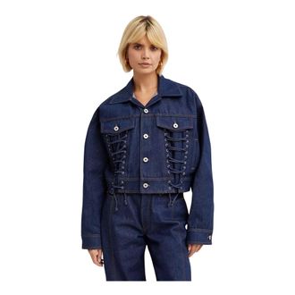 Jean Paul Gaultier Damen, Jacken, Blau, XSGr&ouml;&szlig;e
