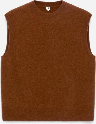 Arket Pullunder Aus Alpakawolle Und Wolle -Braun